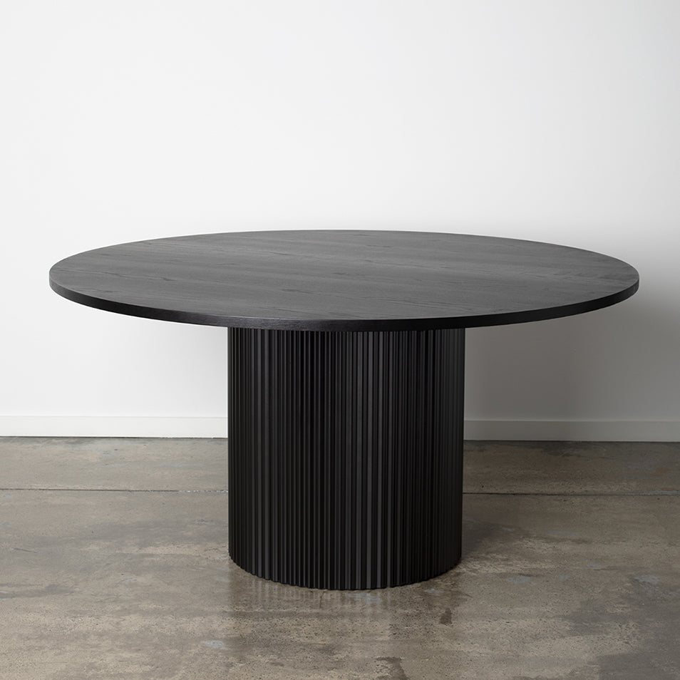 Ridge Dining Table (Black Stain) – Beeline Design